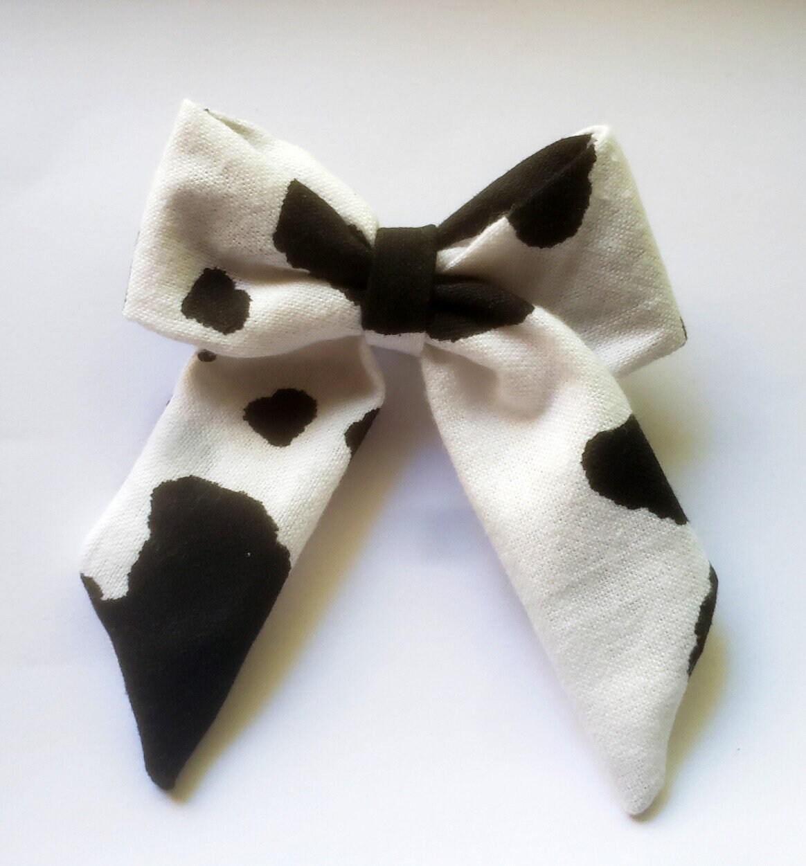 Cow Print Bow - Etsy