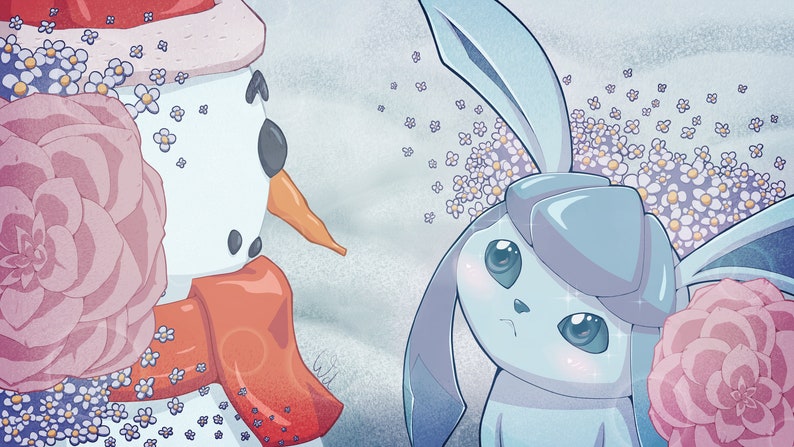 Pokémon Glaceon Fanart (digital Ver.) - Etsy