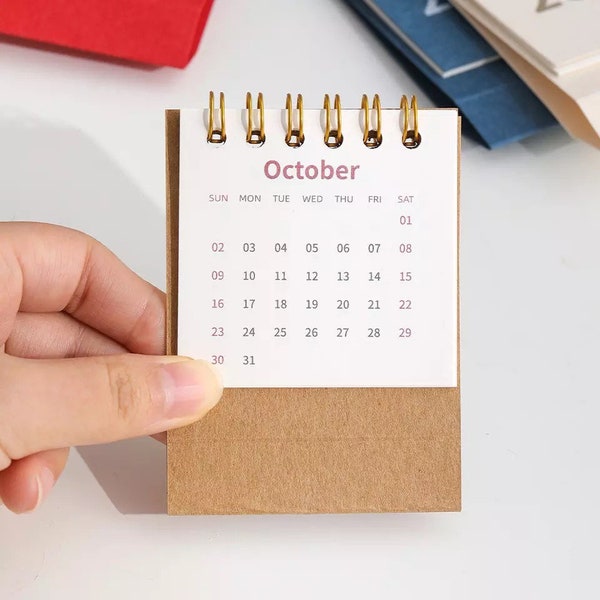 Mini Desk Calendar - Etsy