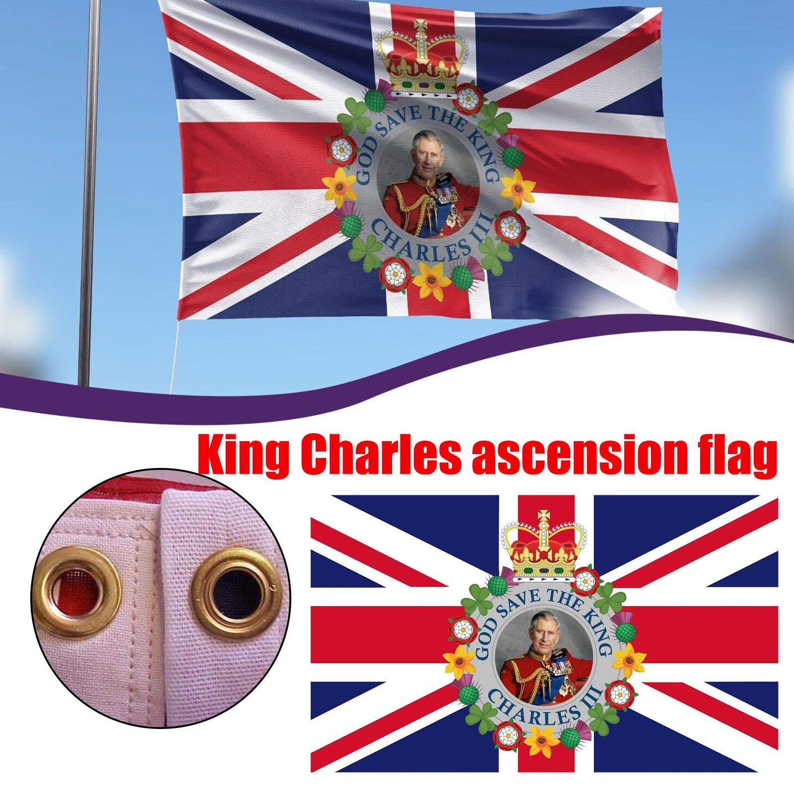 King Long Live the King Art British Flag New Gift Flag - Etsy