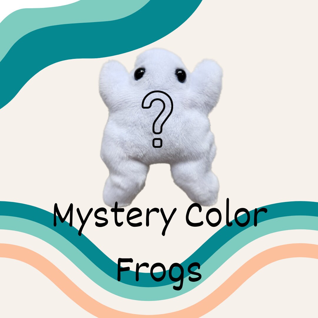 MYSTERY Frog Plush Handmade - Etsy