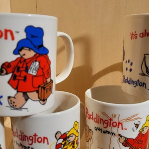 Vintage Paddington Mugs Four Seasons Douwe Egberts Made in England ...