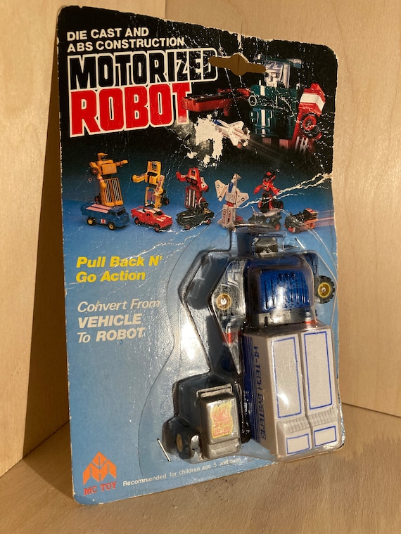 MC Toy-motorized Robot-dump Truck-transformer - Etsy