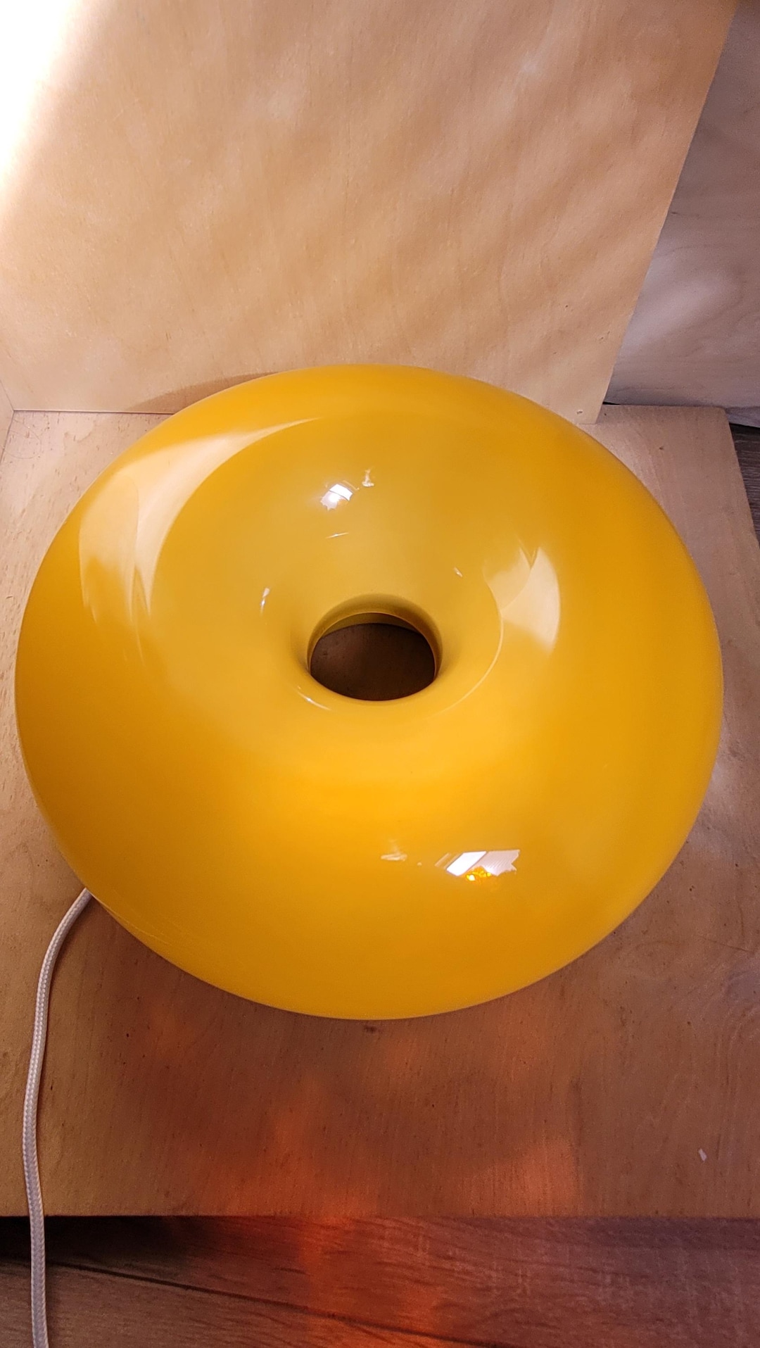Varmblixt Series Donut Lamp Orange Glass Design Sabine Marcelis ...