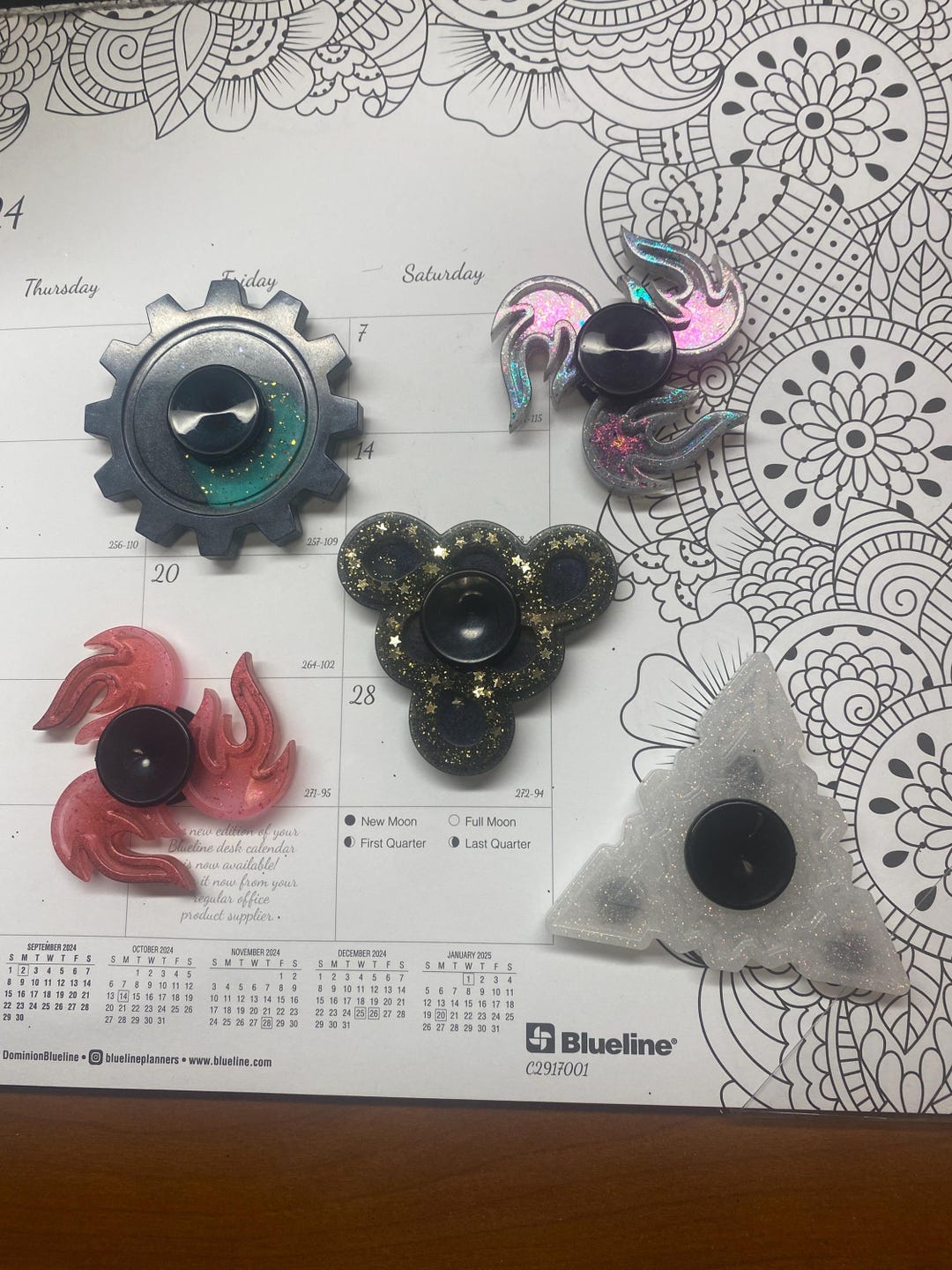 Resin Fidget Spinners - Etsy
