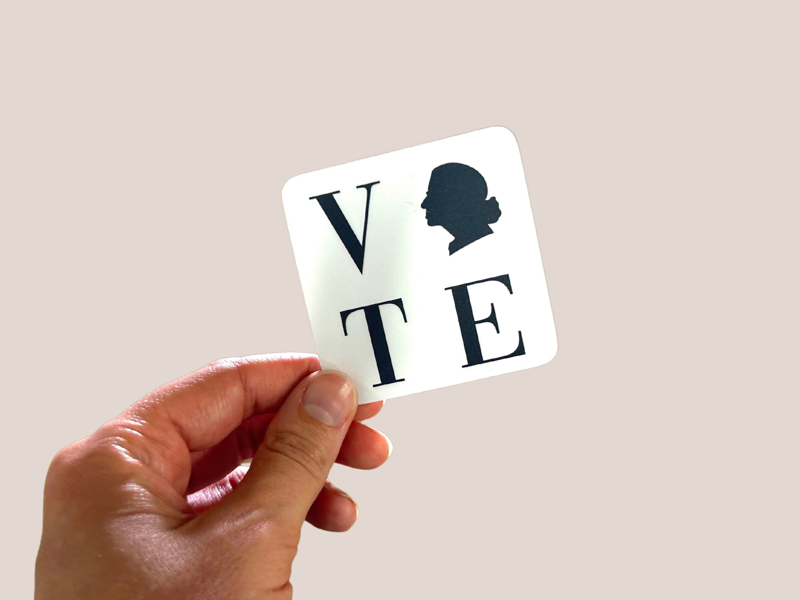 Vote RGB Square Silhouette Sticker - Etsy