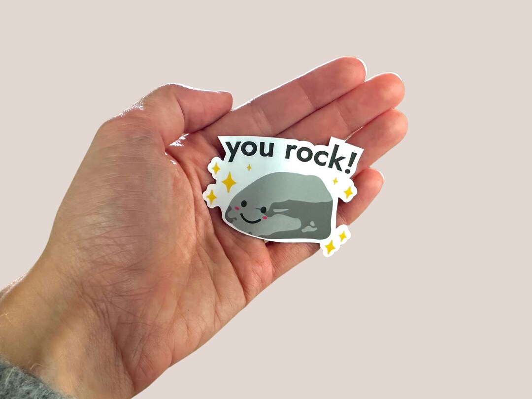 You Rock Sticker - Etsy