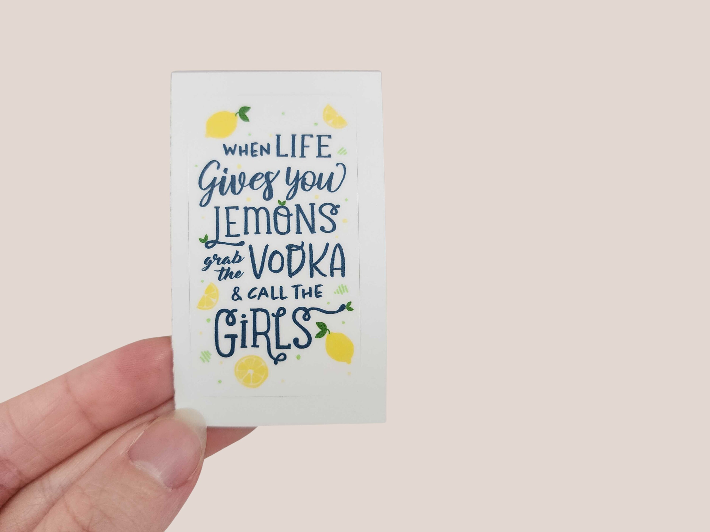 When Life Gives You Lemons Sticker - Etsy