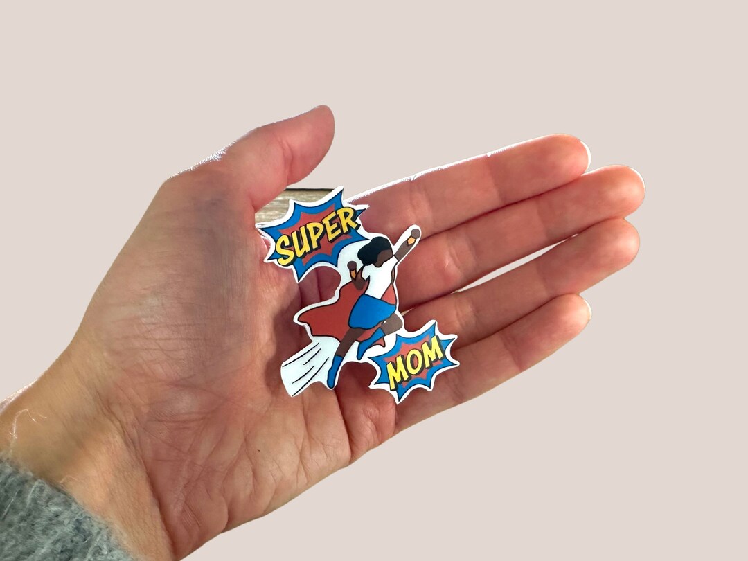Super Mom 1 Sticker - Etsy