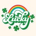 Lucky Rainbow Sticker - Etsy