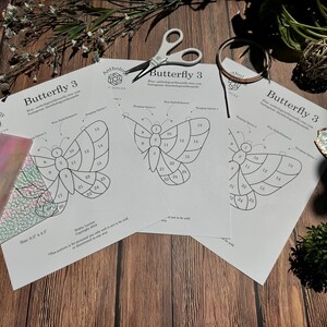 Butterfly 3 Pattern for Digital Download - Hobby License - Etsy