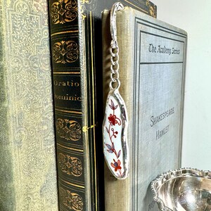 Vintage Floral Broken China/pottery Necklace, Bookmark, or Keychain ...