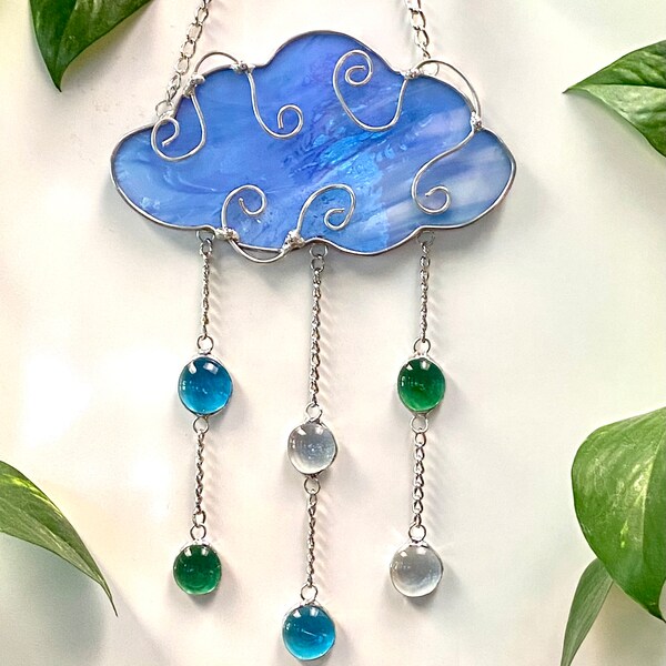 Stained Glass Cloud - Etsy