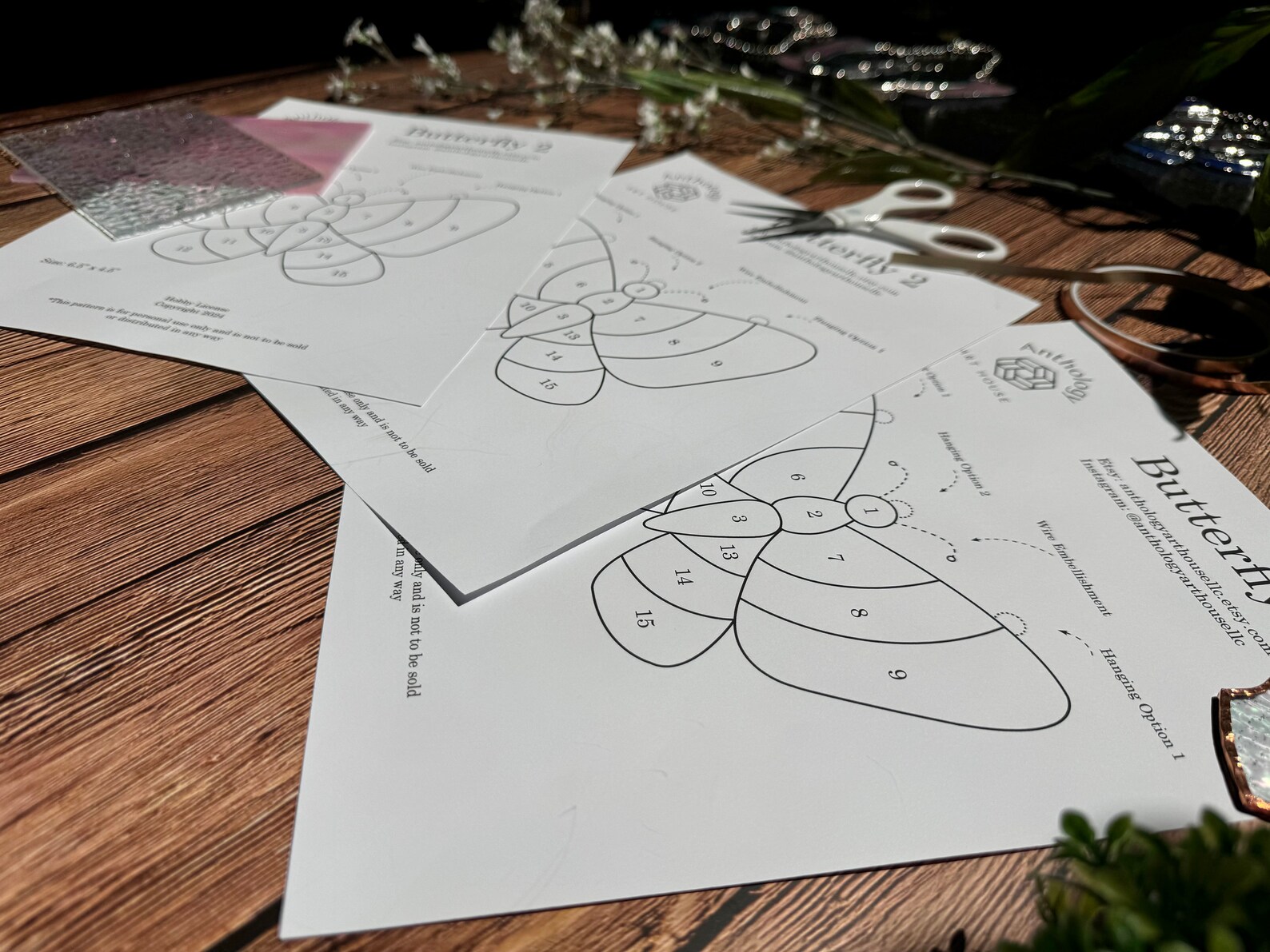 Butterfly 2 Pattern for Digital Download Hobby License - Etsy