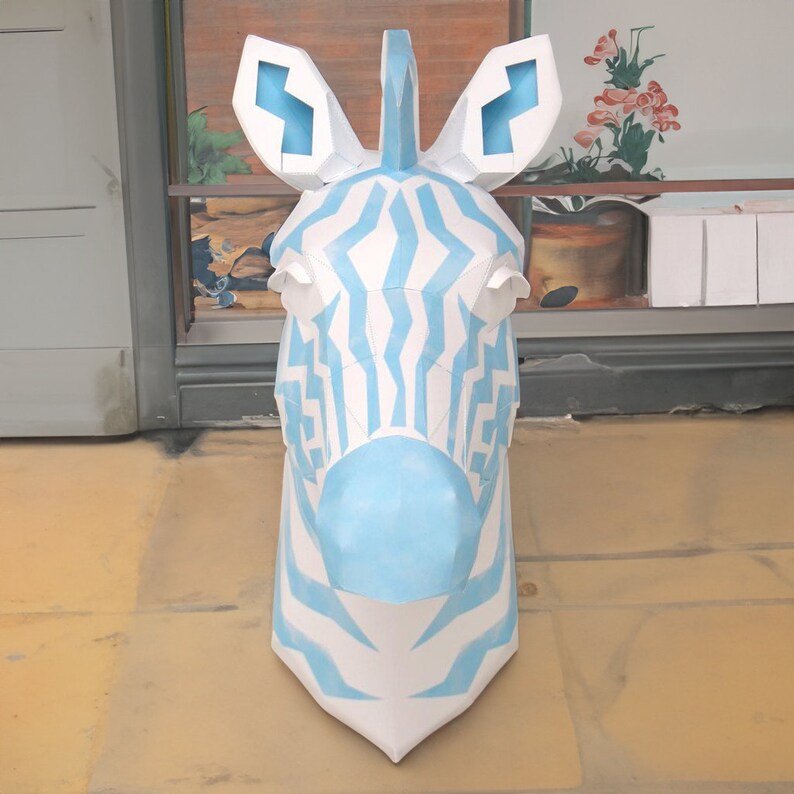 Zebra Paper Craft Guide: Create Your Own Stunning Paper Zebra - Etsy ...