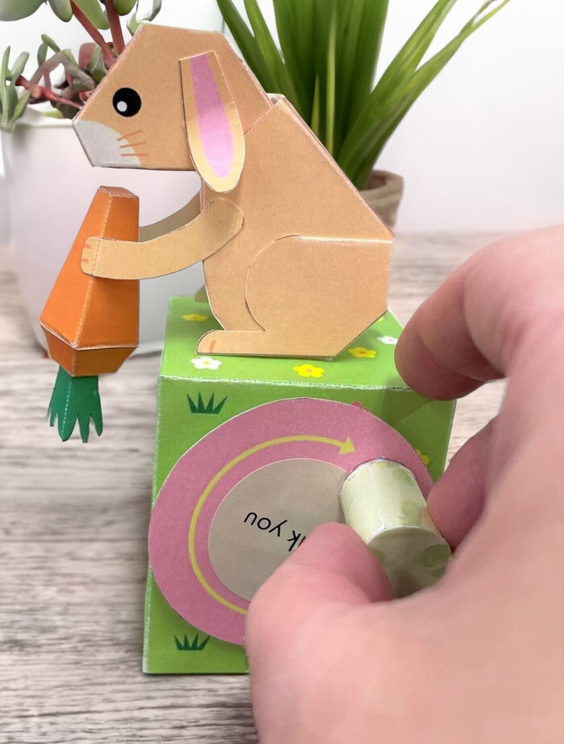 DIY Rabbit Papercraft PDF Template 3D Rabbit Paper Craft - Etsy 日本