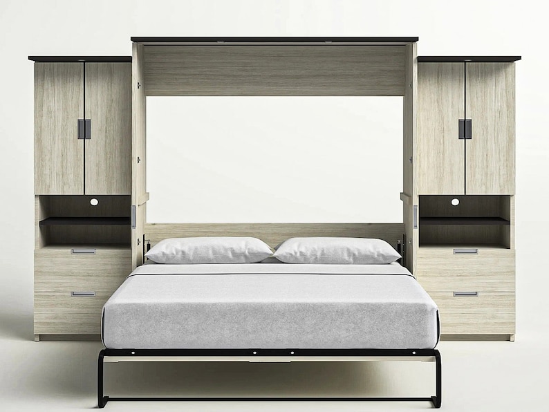 Foldable Bed Queen Size Foldable Wooden Bed Frame DIY Plan Complete ...