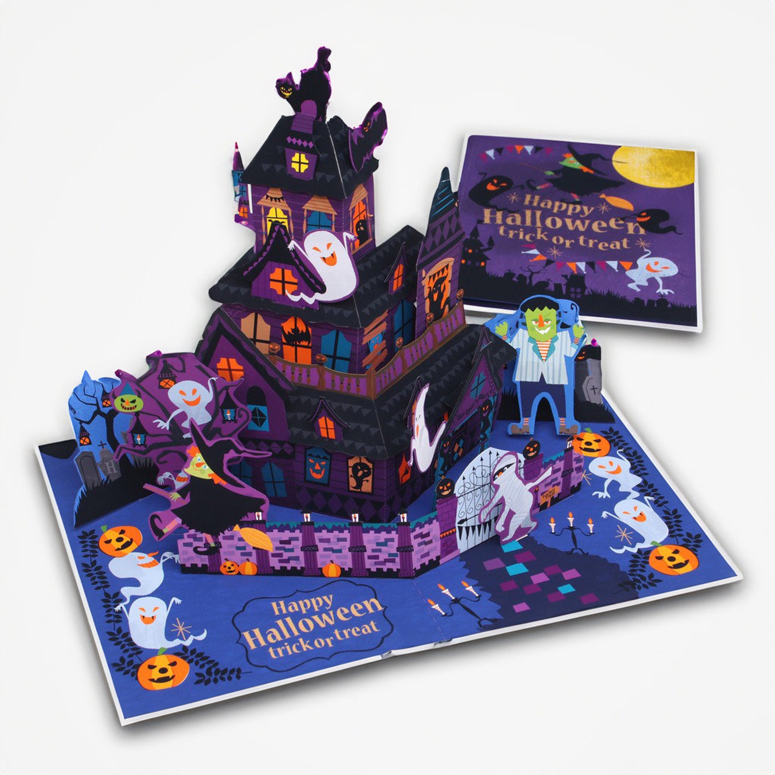 Enchanting Haunted House Pop-up Card DIY Kit Create Your Own Spooky ...