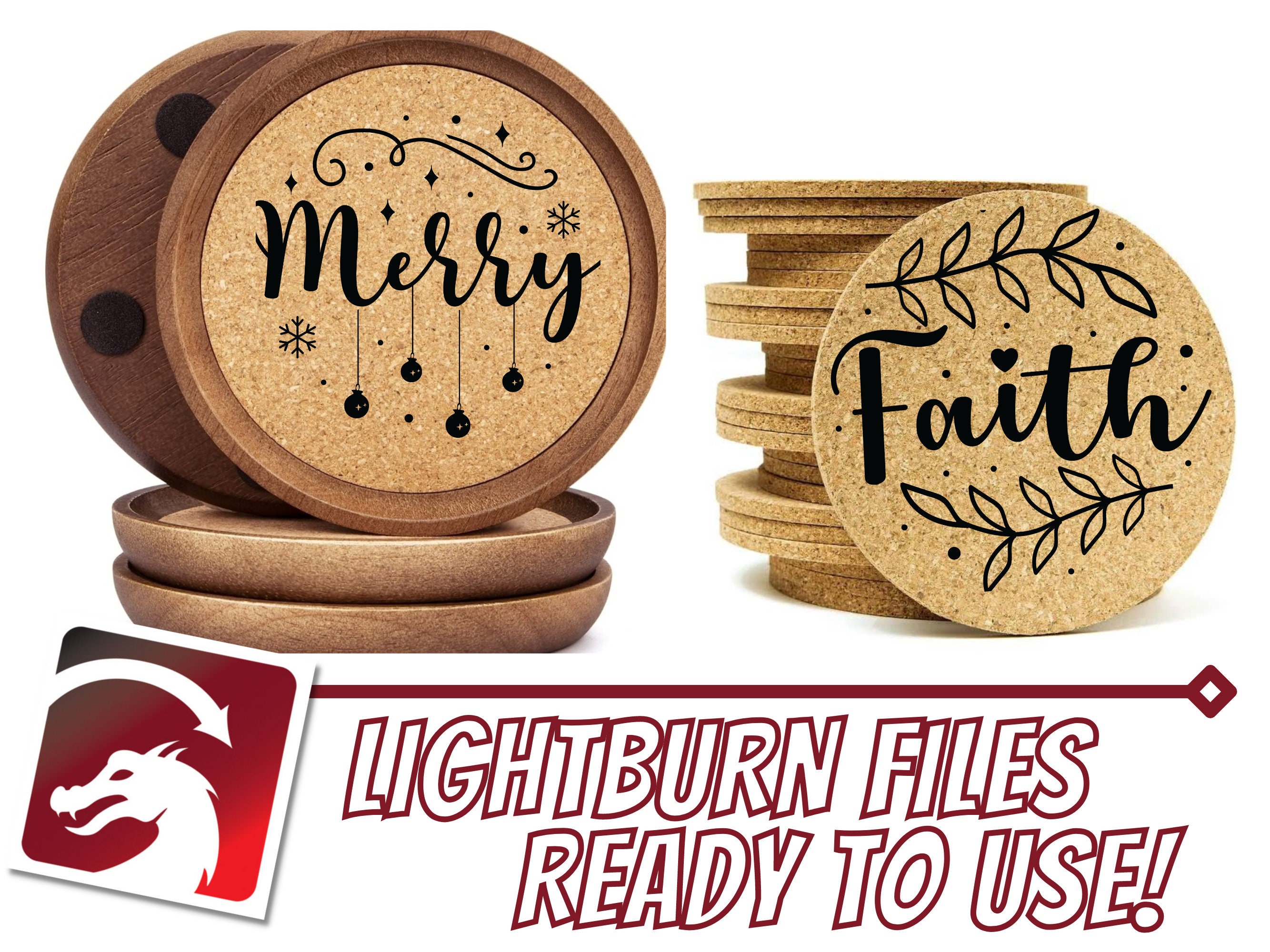 Christmas Sayings Lightburn Files Laser Engraver Cutter Signs Image ...