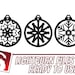 Layered Snowflake Christmas Ornaments Lightburn Art File Ready for ...