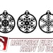Layered Snowflake Christmas Ornaments Lightburn Art File Ready for ...