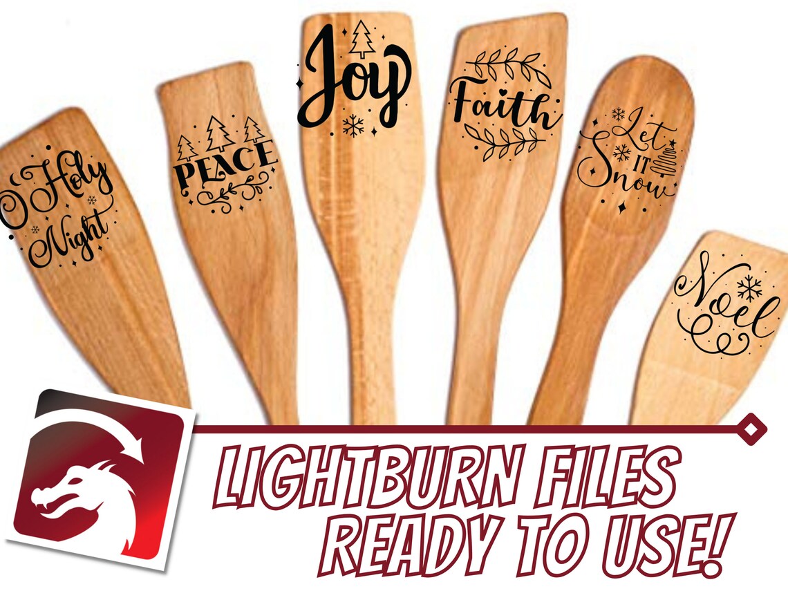 Christmas Sayings Lightburn Files Laser Engraver Cutter Signs Image ...