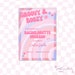 Groovy and Boozy Bachelorette Party, Downloadable Invitation and ...