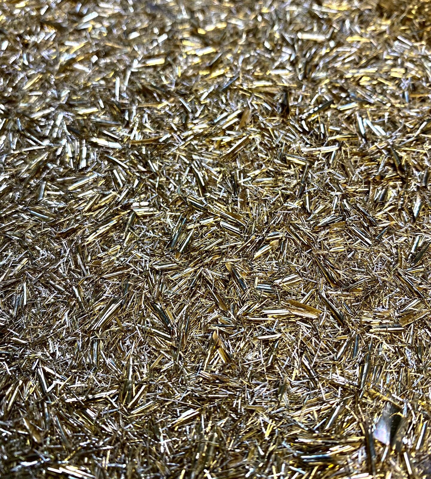 Recycled Brass Swarf Chips — Eco Brass Metal Shavings for Art, Crafts ...