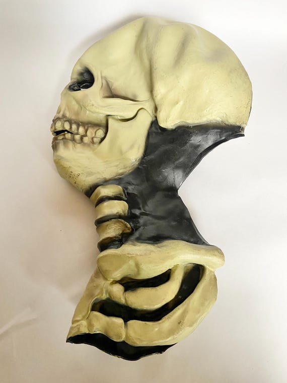 1997 Skeleton Halloween Mask | The Paper Magic Group … - Gem