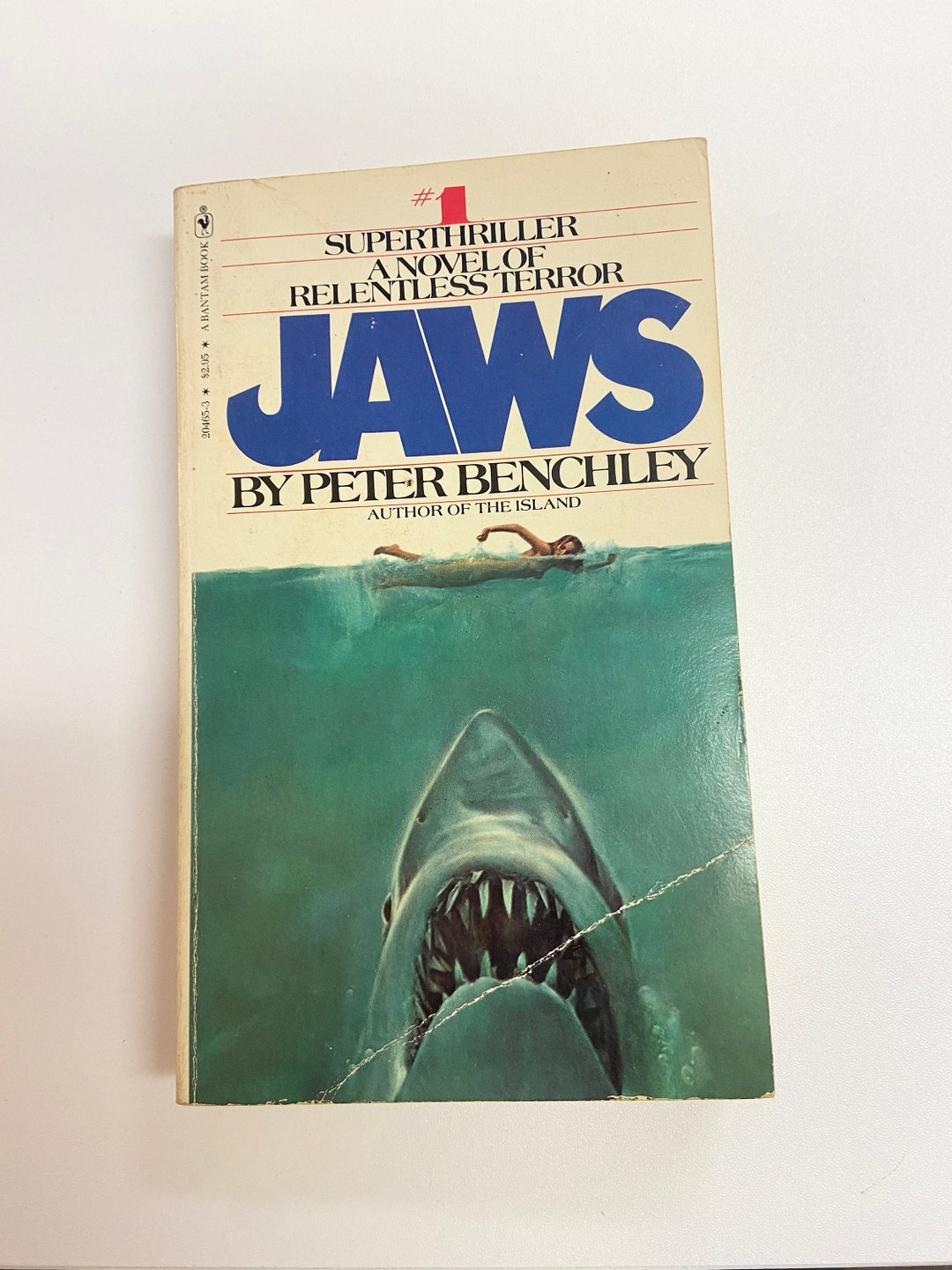 Vintage Jaws Novel by Peter Benchley Vintage Paperback - Etsy