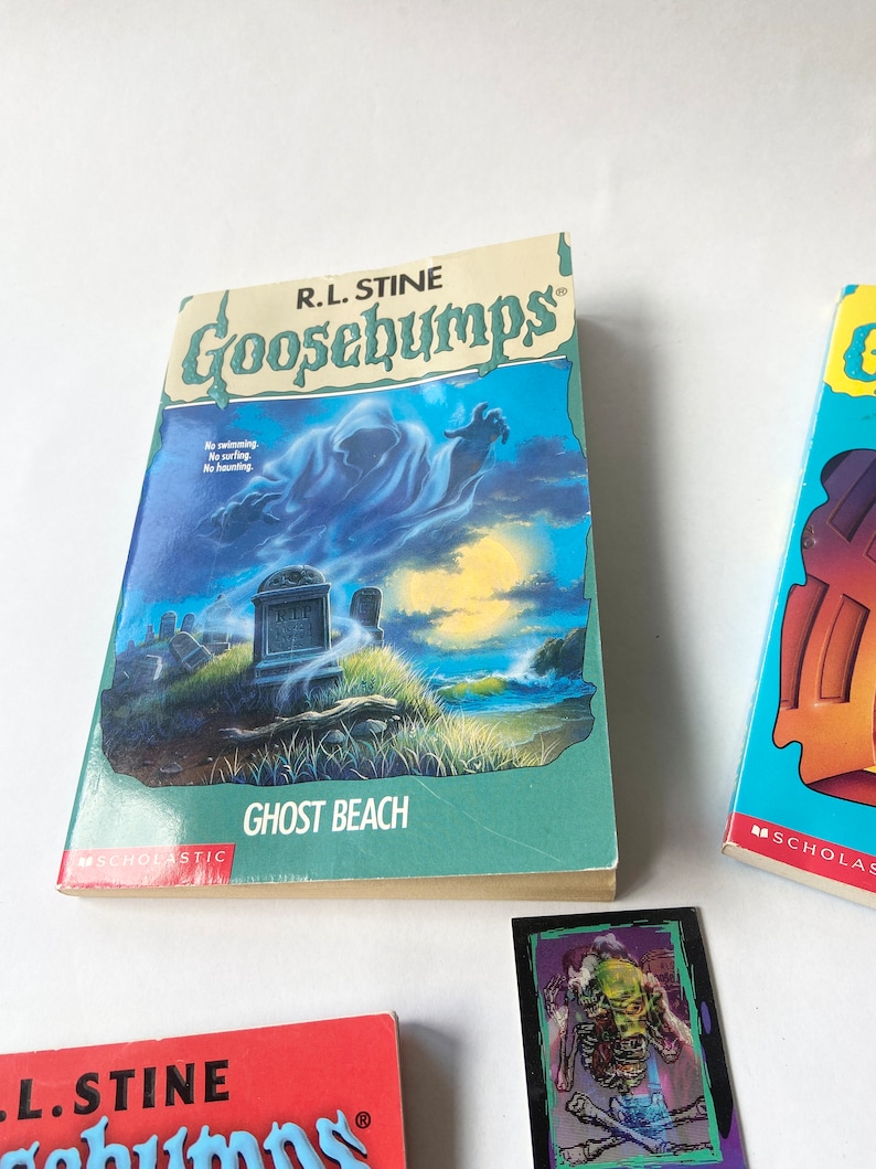 Goosebumps R.L. Stine Book Lot and Bookmark 90s Halloween Young Adult ...