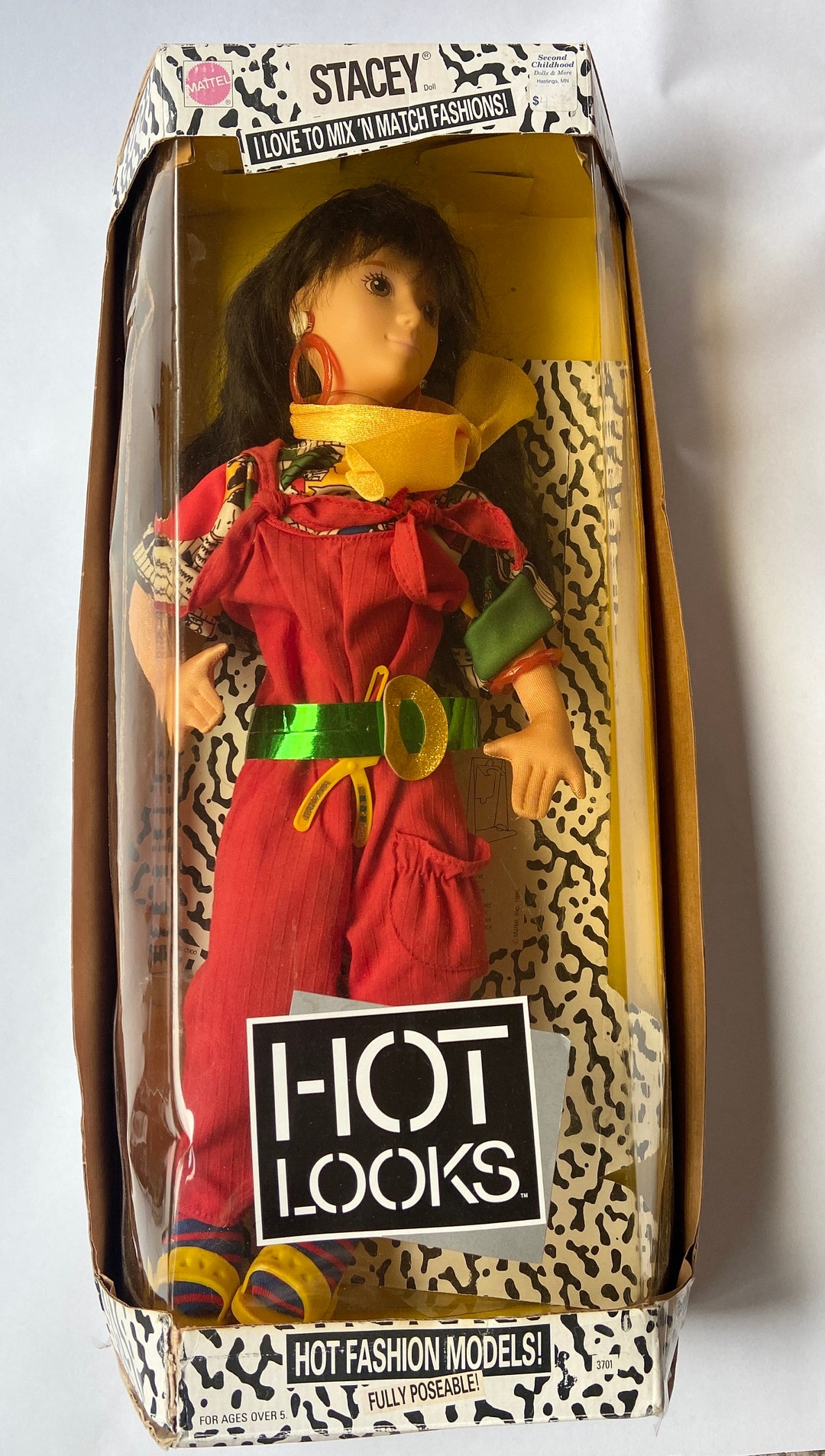 Vintage 1986 Mattel HOT LOOKS Stacey Doll Model Plush #3701 - Etsy