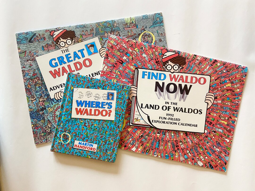 1992 Where’s Waldo Calendars and 1993 Mini Book - Etsy