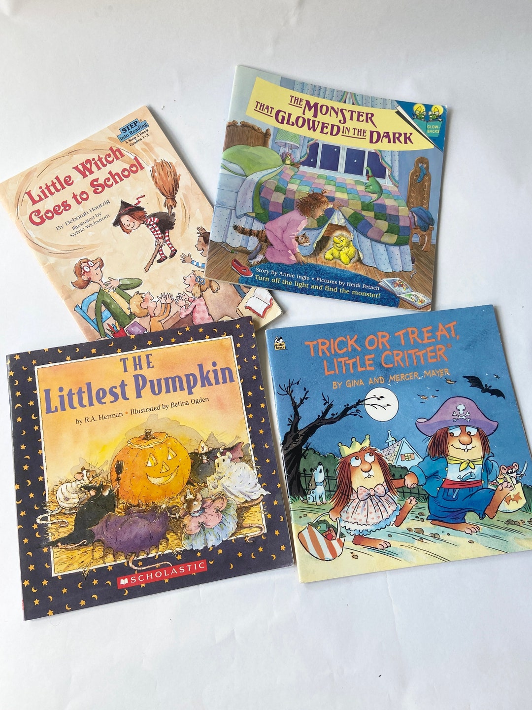 Lot Vintage Halloween Childrens Books Halloween 90s / Early 2000s Kids ...