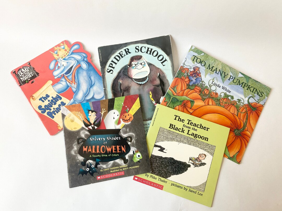 Lot 90’s Halloween Children’s Books | Halloween Kids Vintage Books - Etsy