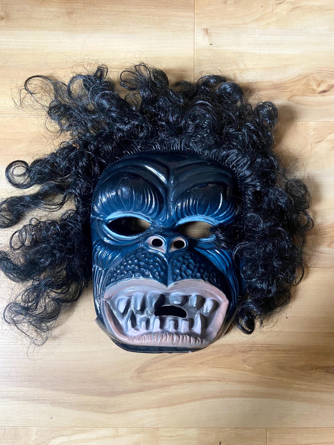 Vintage Halloween Gorilla Mask | Plastic Halloween Costume Mask - Etsy