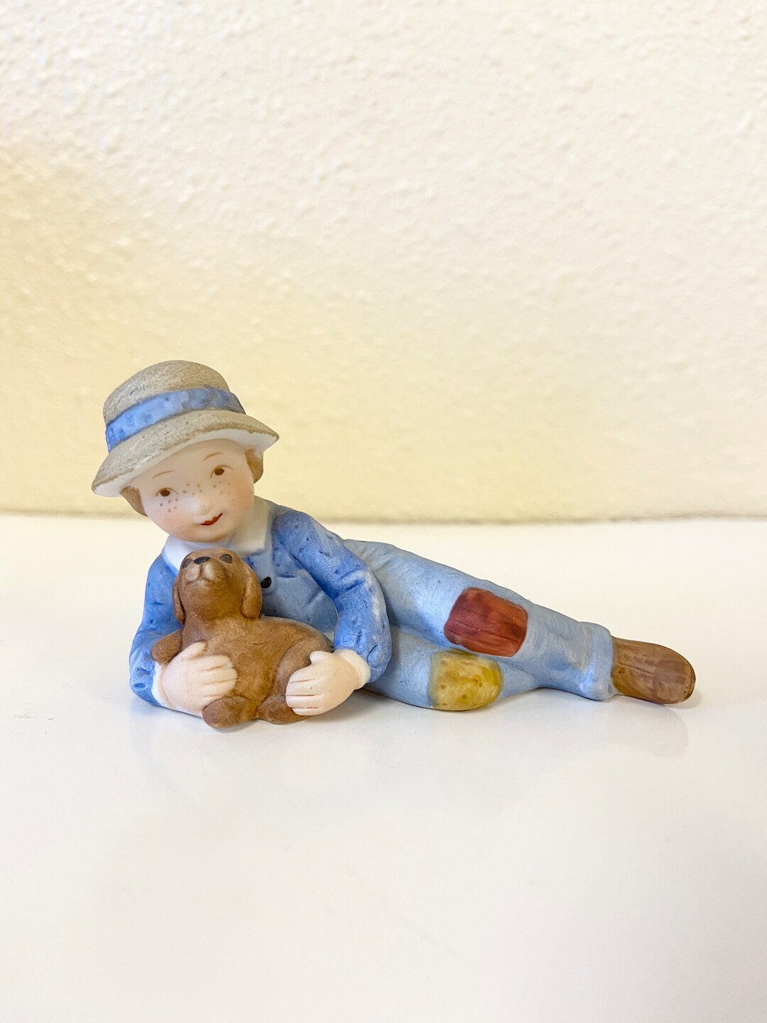 Vintage Holly Hobbie Ceramic Robbie With Dog Figurine - Etsy