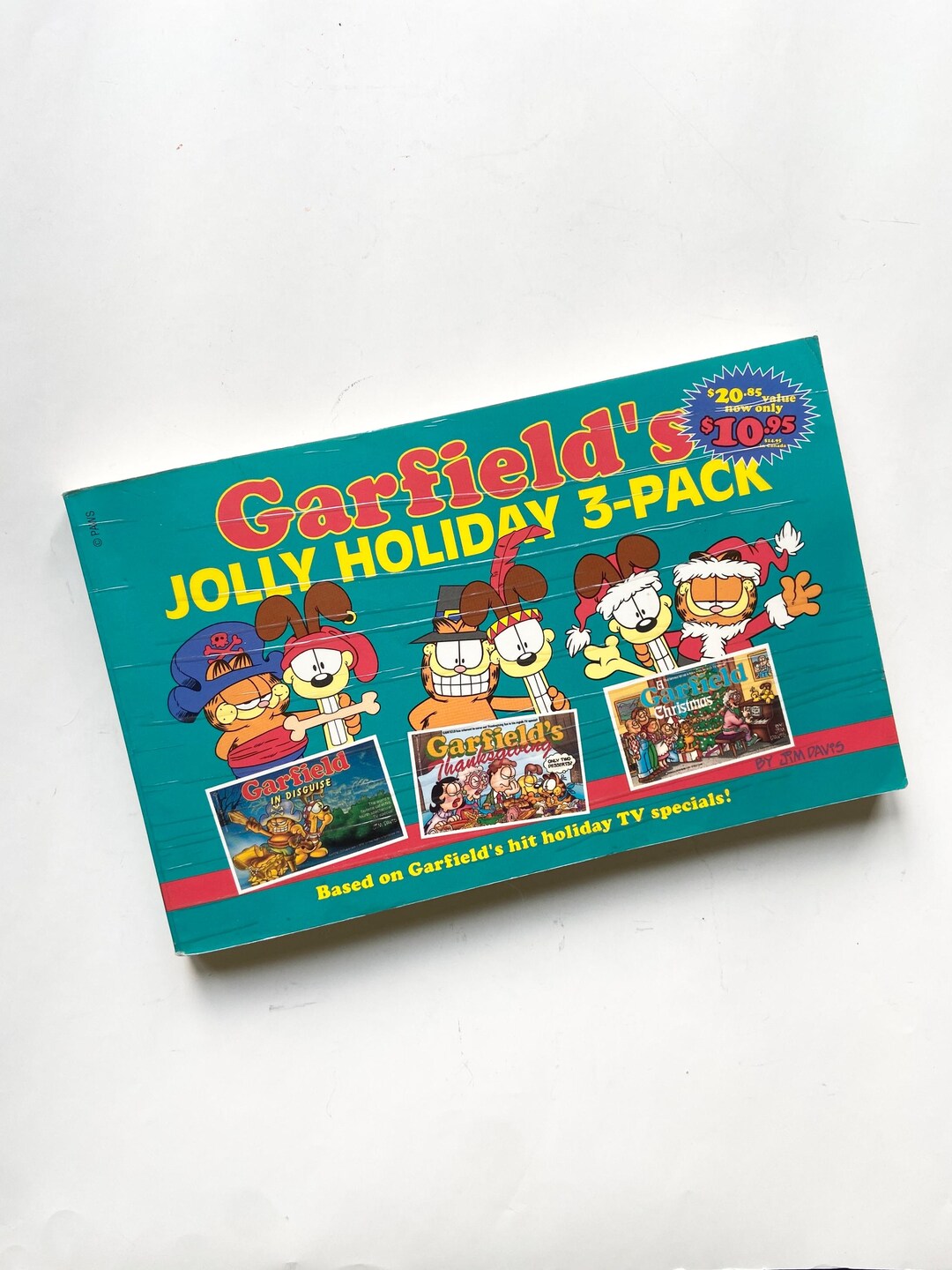 1997 Garfield 3-in-1 Jolly Holiday Comic Book | Halloween Thanksgiving ...