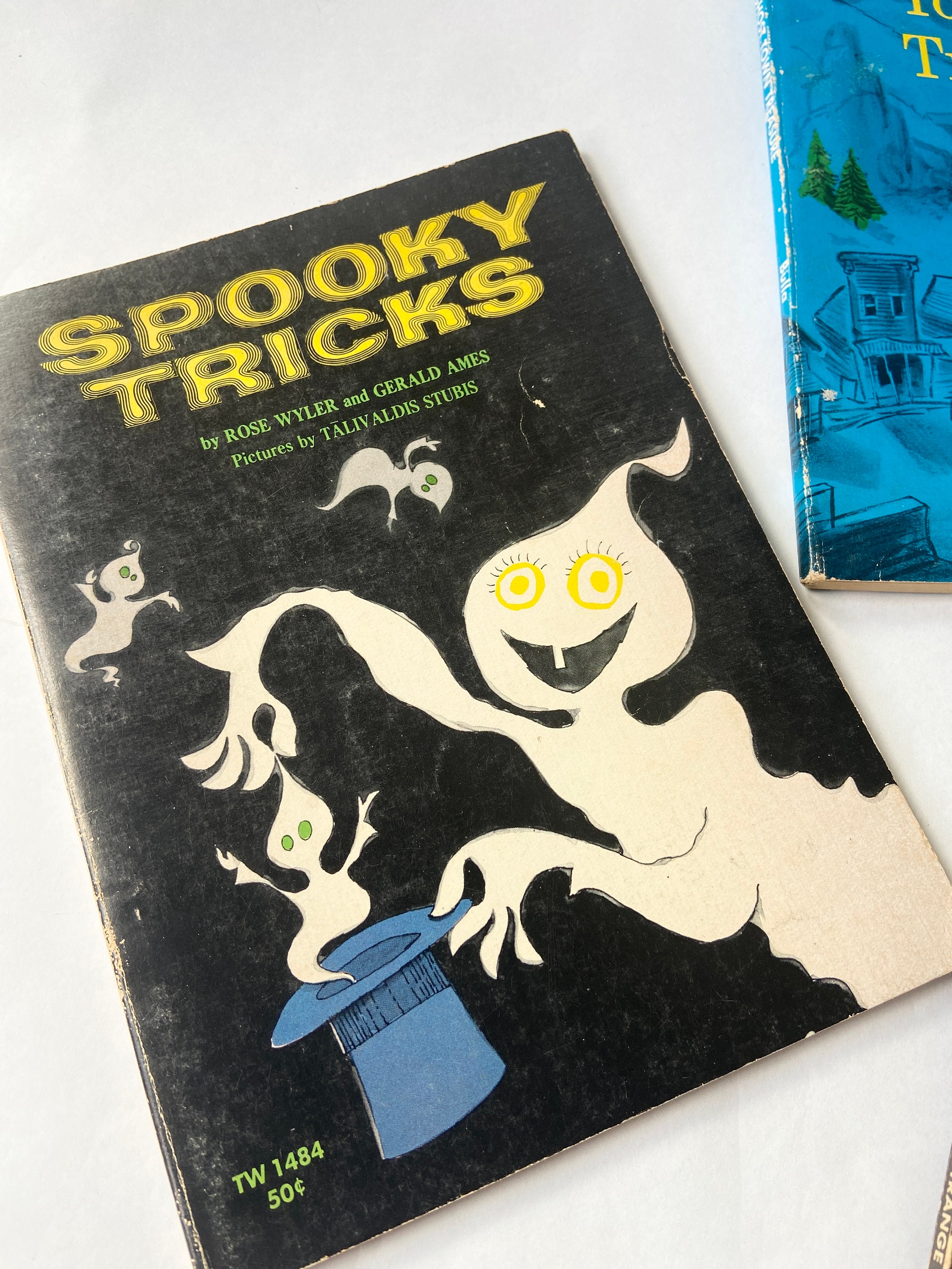 Vintage Halloween Spooky Books Vintage Halloween Decor - Etsy