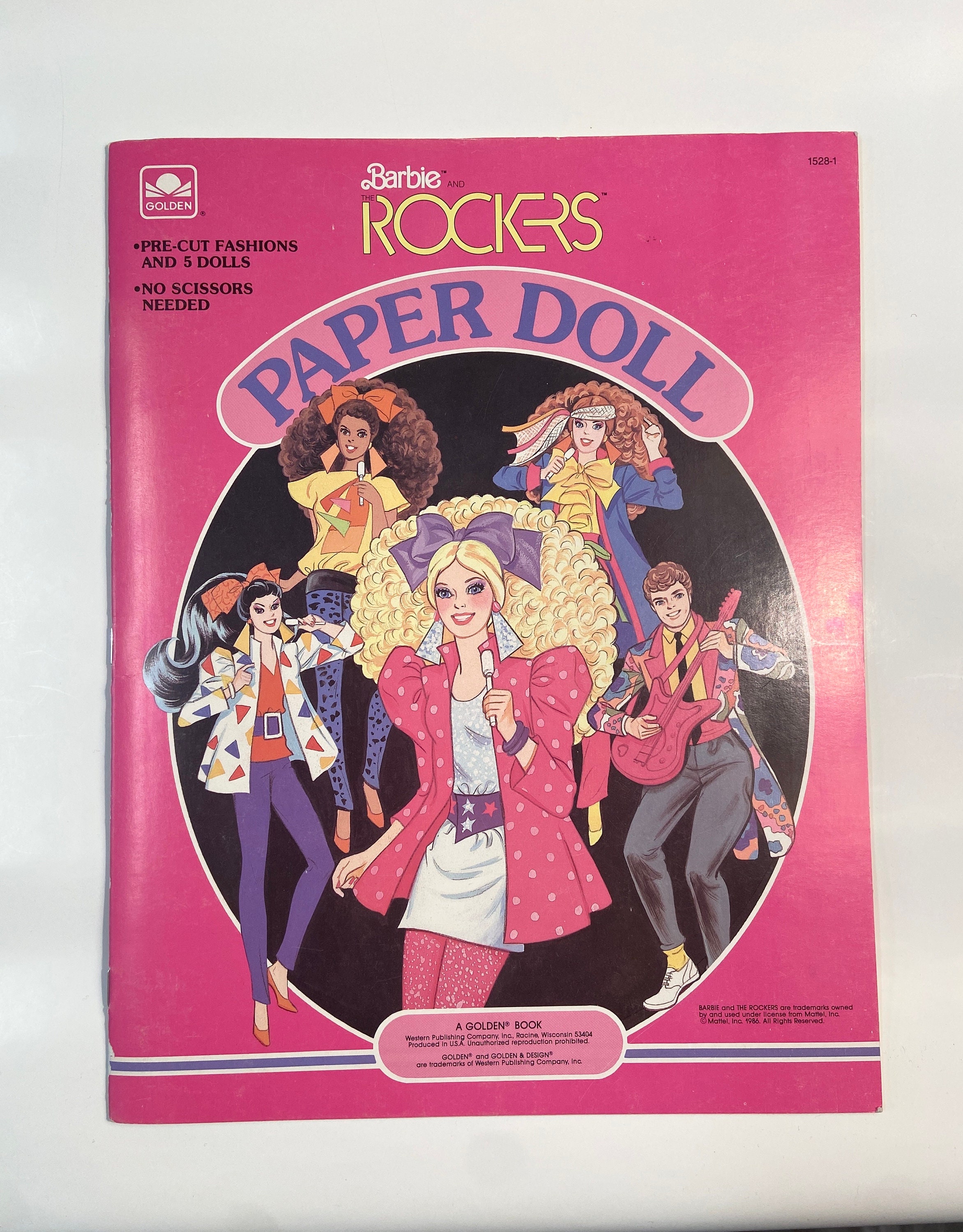 1986 Barbie and the Rockers Vintage Paper Doll Book - Etsy