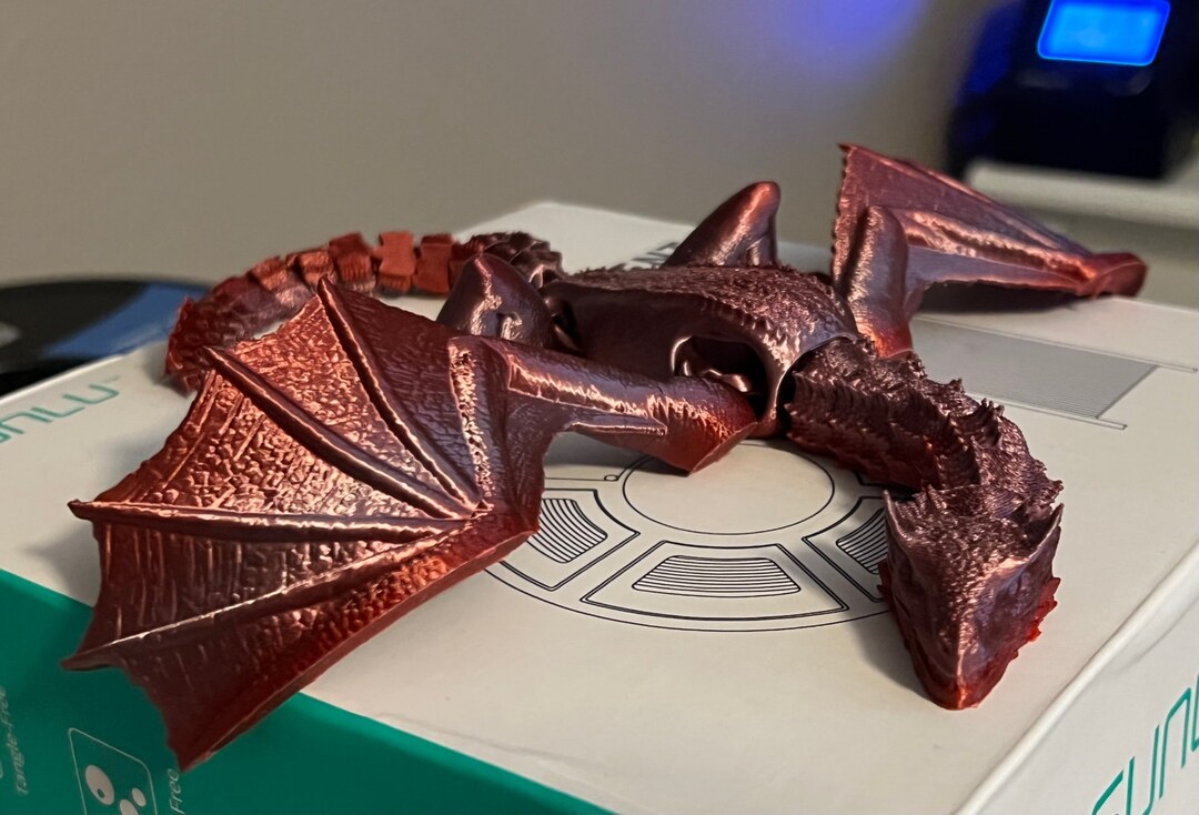 Caraxes Dragon Articulated Dragon Designed by Creature Crate - Etsy