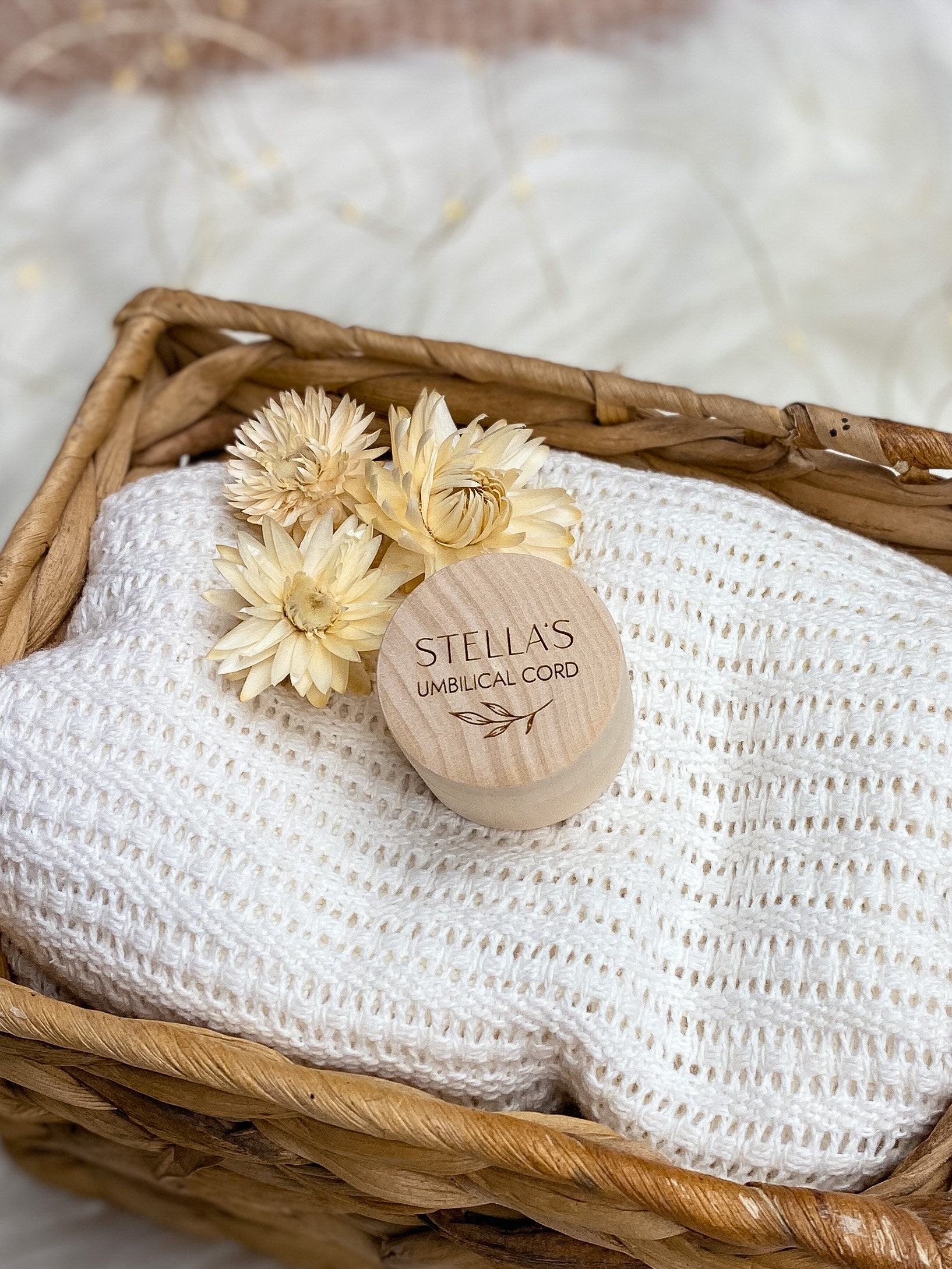 Personalized Umbilical Cord Box Mini Cassette With Name - Etsy