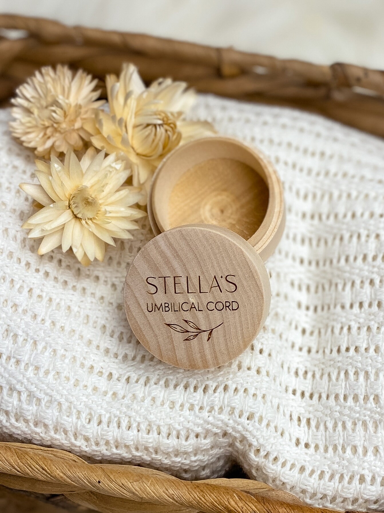 Personalized Umbilical Cord Box Mini Cassette With Name - Etsy