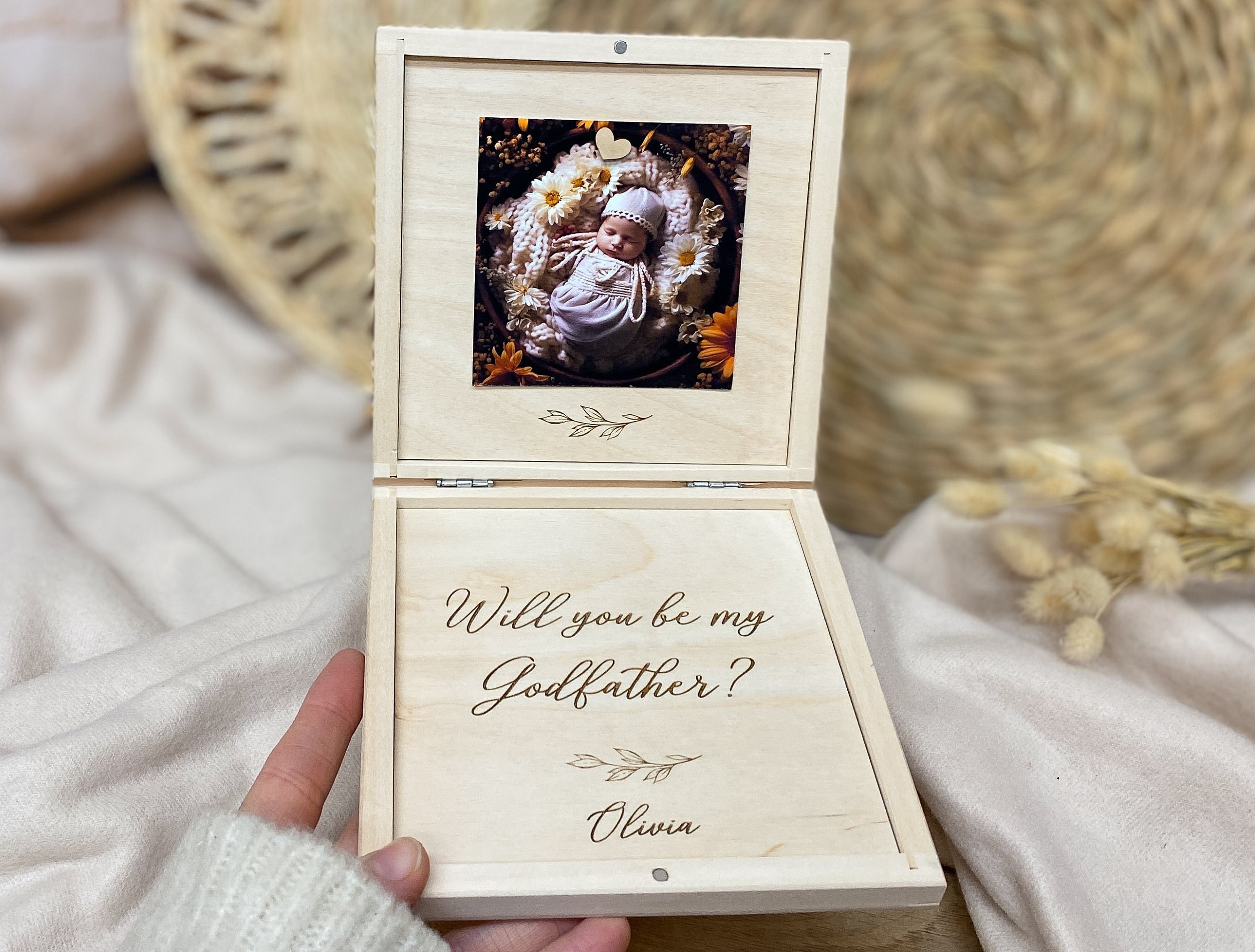 Will You Be My Godfather? Personalized Godfather Proposal Gift Box With ...