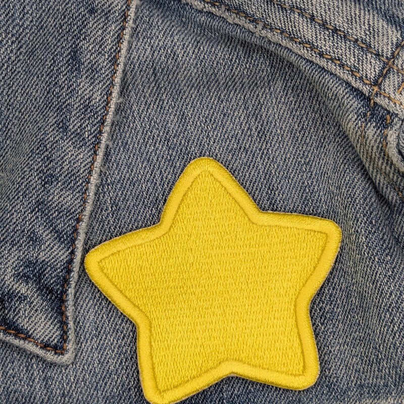 Iron on Yellow Patches - Etsy