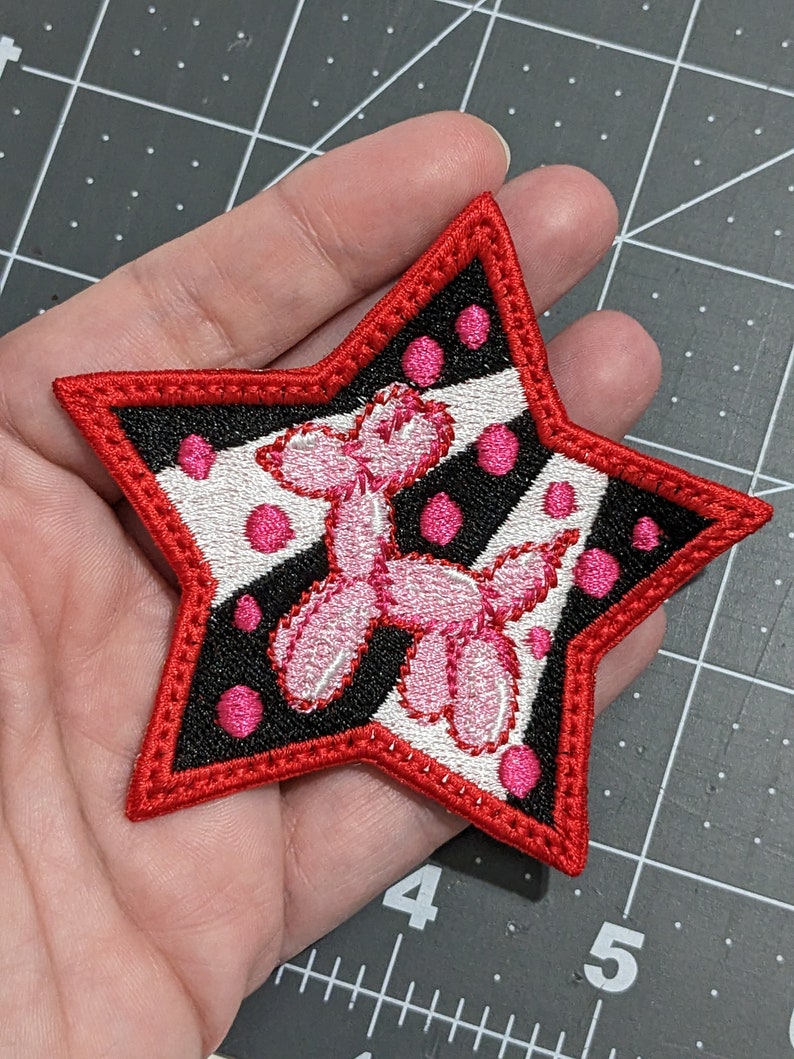 Balloon Dog Embroidered Patch Sew On Iron On Patches for - Etsy