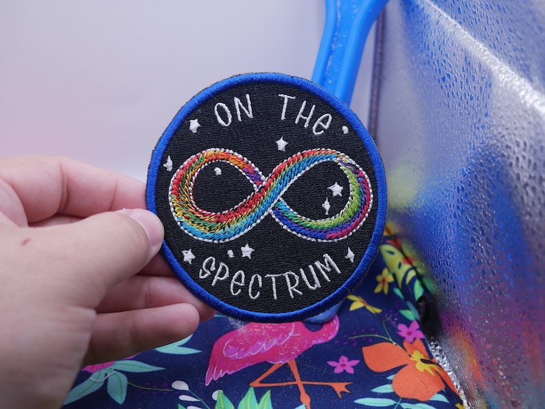 Autism Spectrum Embroidered Patch, Sew on Patches for Jacket, Patches ...