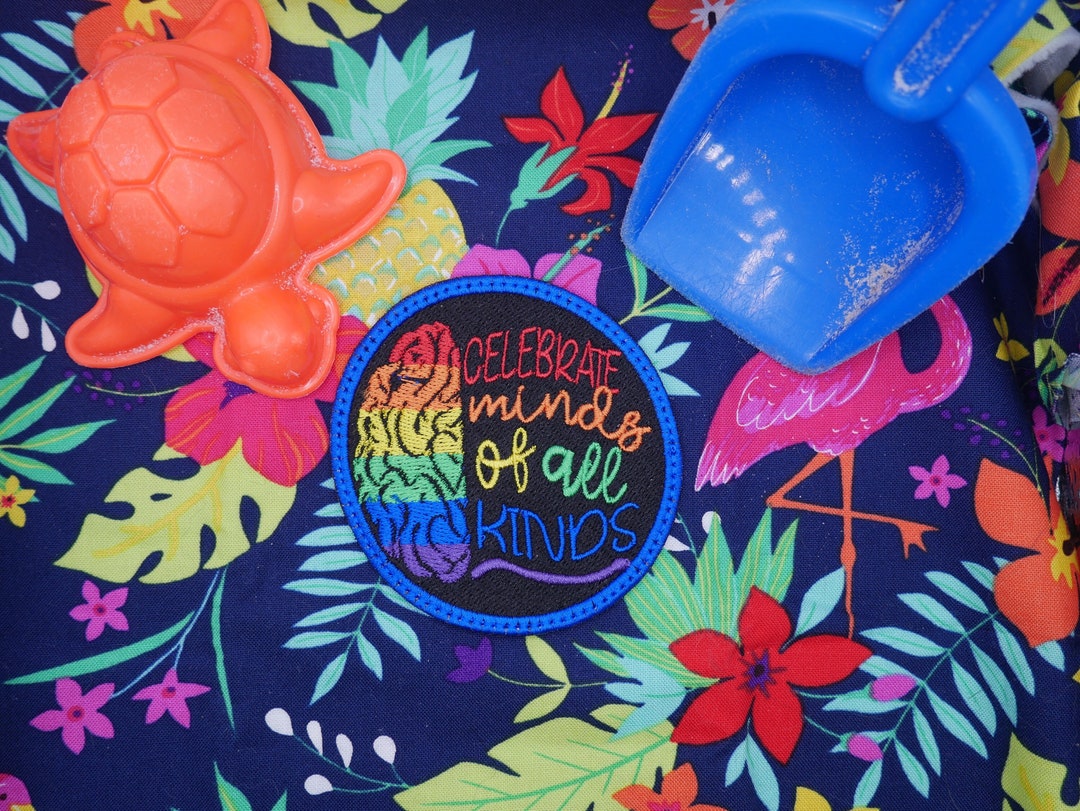 Autism Spectrum Acceptance Machine Embroidered Patch, Sew on Accessory ...