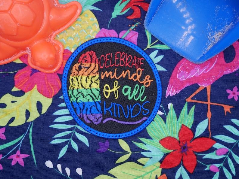 Autism Spectrum Acceptance Machine Embroidered Patch, Sew on Accessory ...