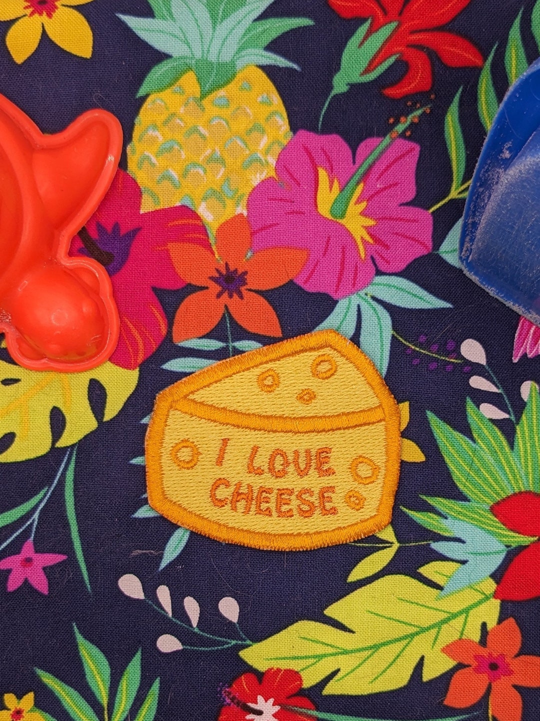 I Love Cheese Machine Embroidered Patch, Cheesy, Cheddar Cheese Wedge ...